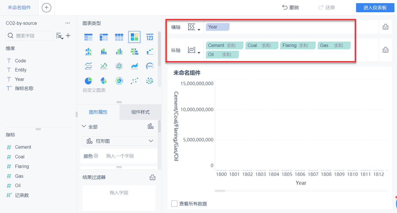 多系列折线图- FineBI帮助文档 FineBI帮助文档