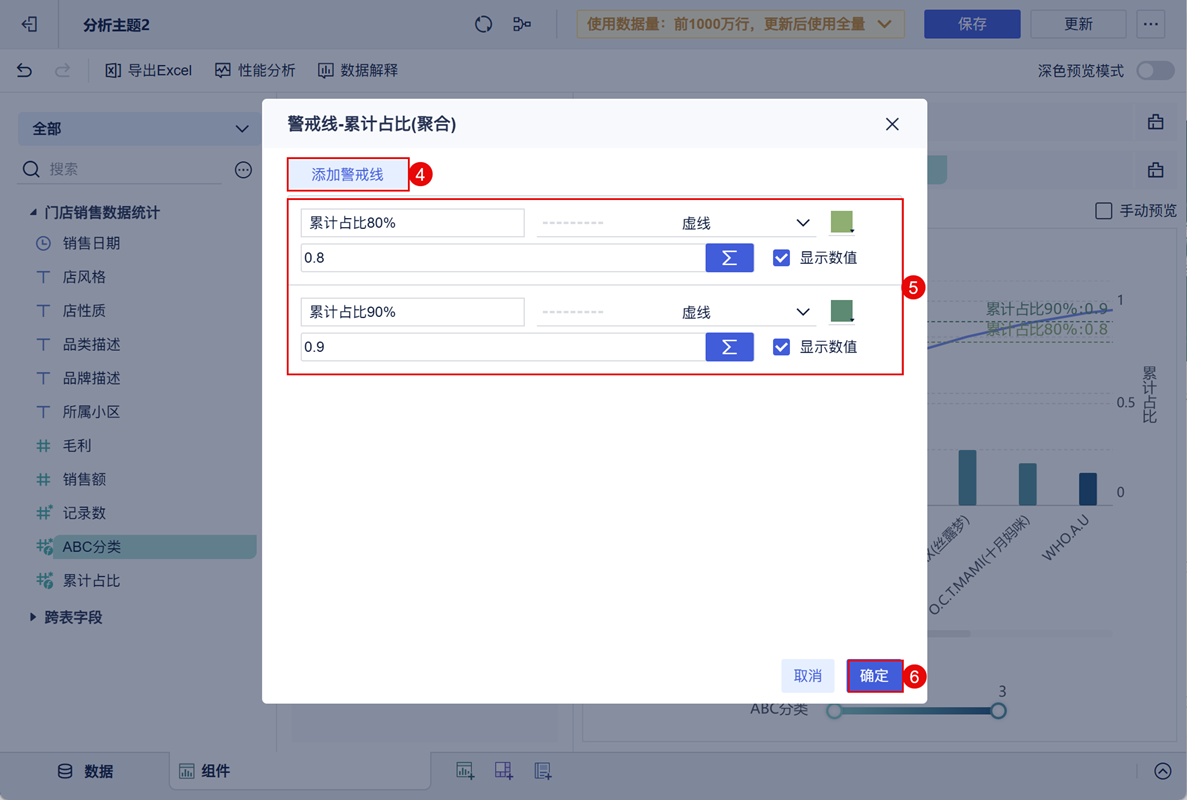 ABC分析(帕累托)- FineBI帮助文档 FineBI帮助文档