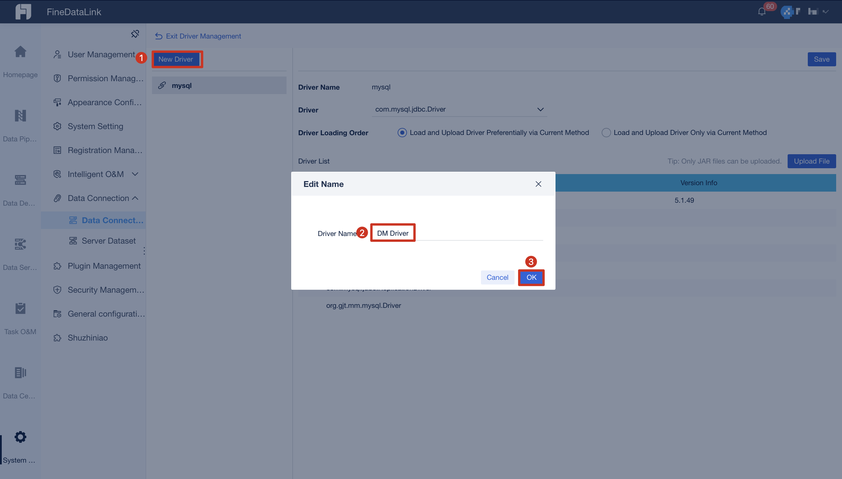 Driver Management- FineDataLink Help Document