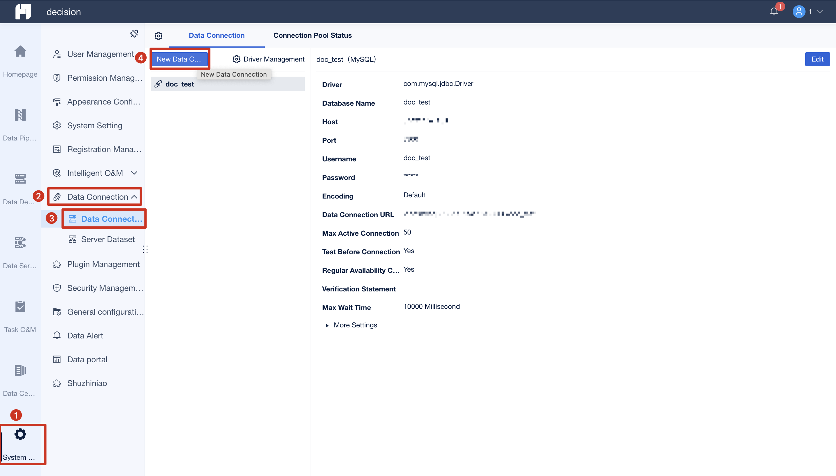 Microsoft SQL Server Data Connection- FineDataLink Help Document