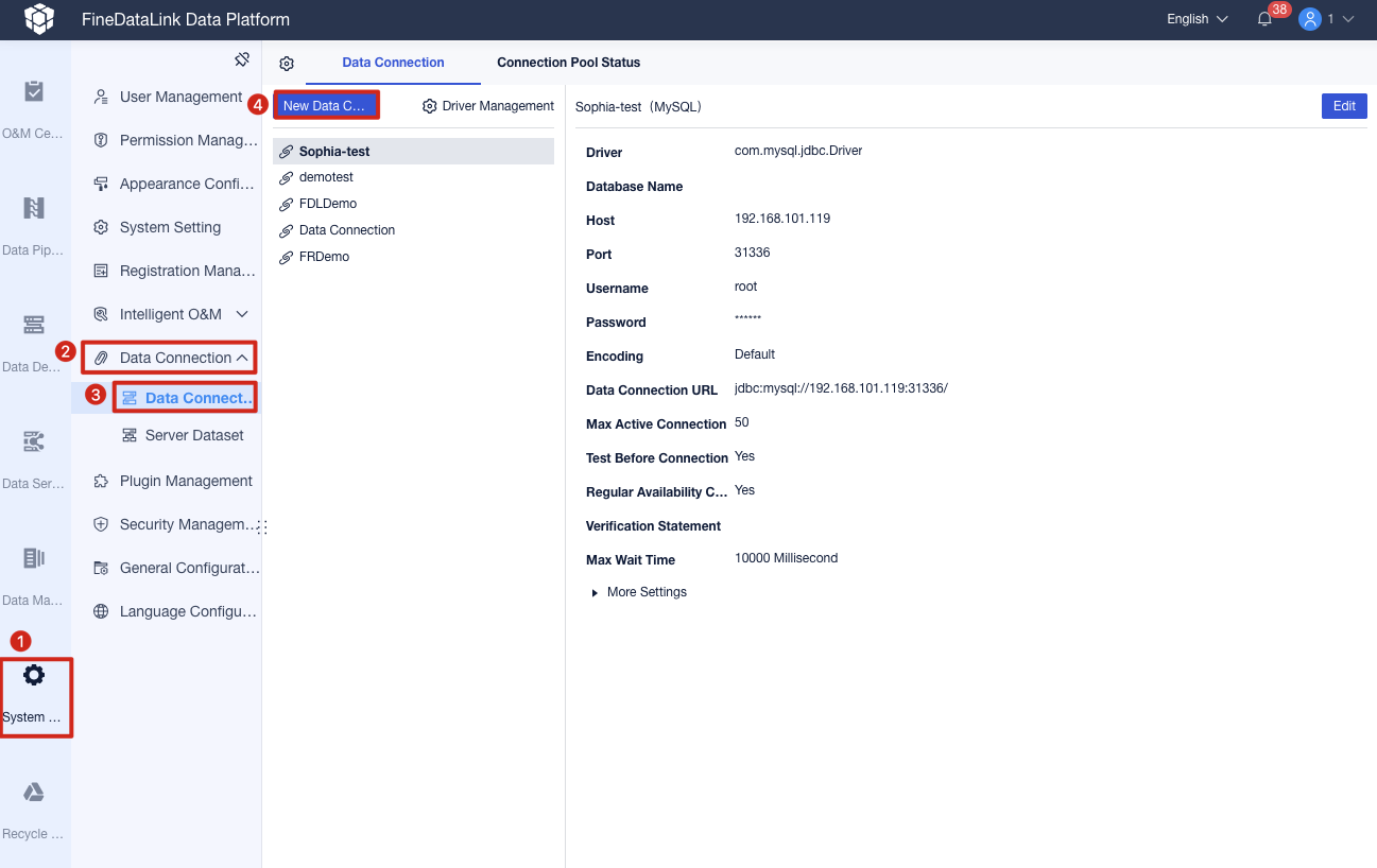 Amazon Redshift Data Connection- FineDataLink-en帮助文档