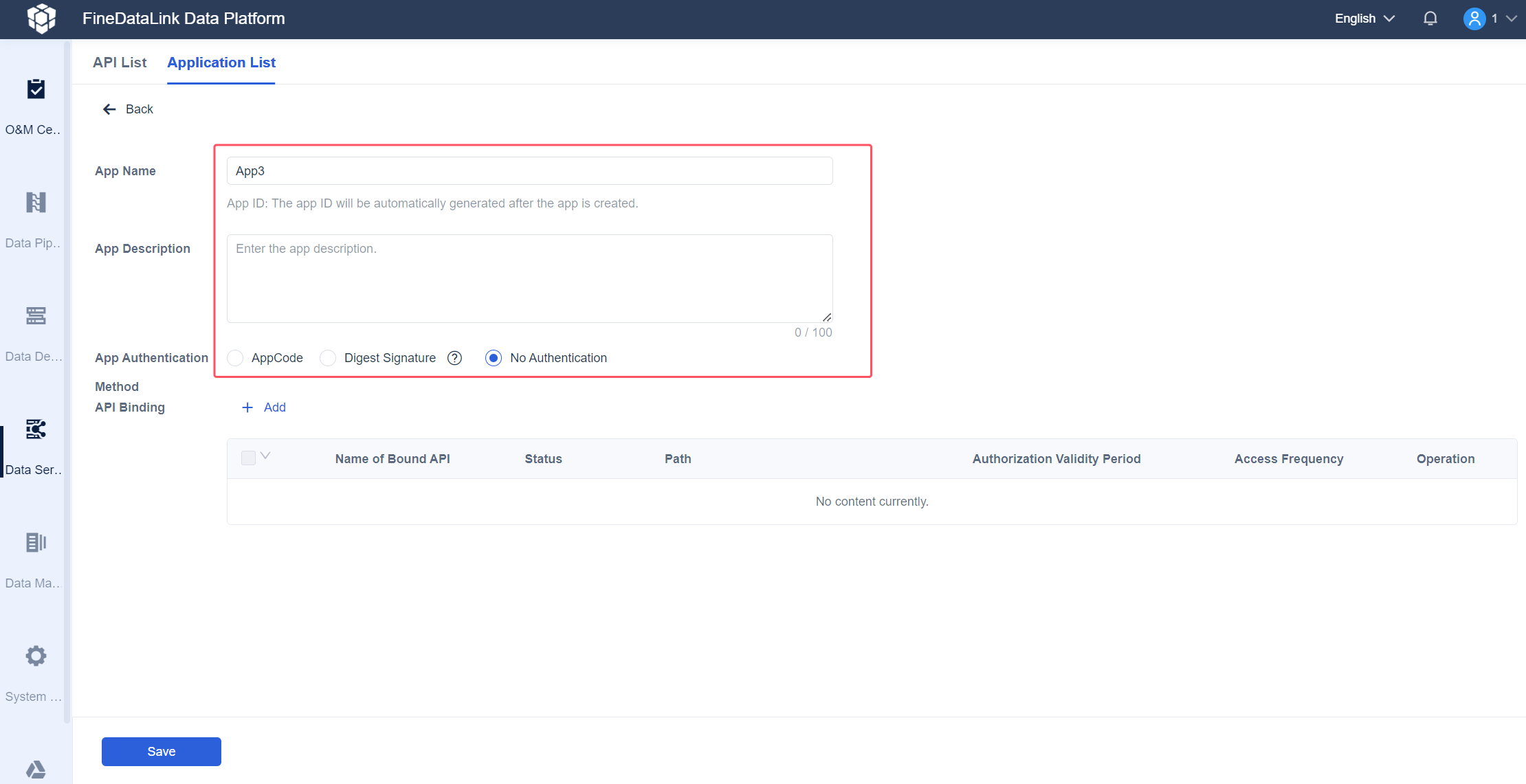 Binding API to Application- FineDataLink Help Document