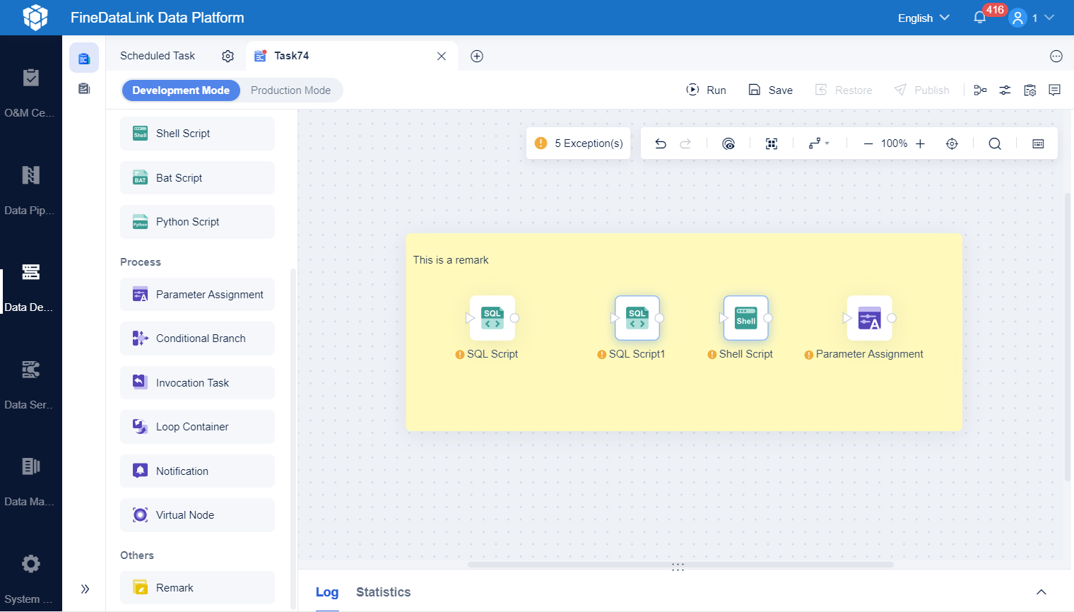 Remark- FineDataLink Help Document