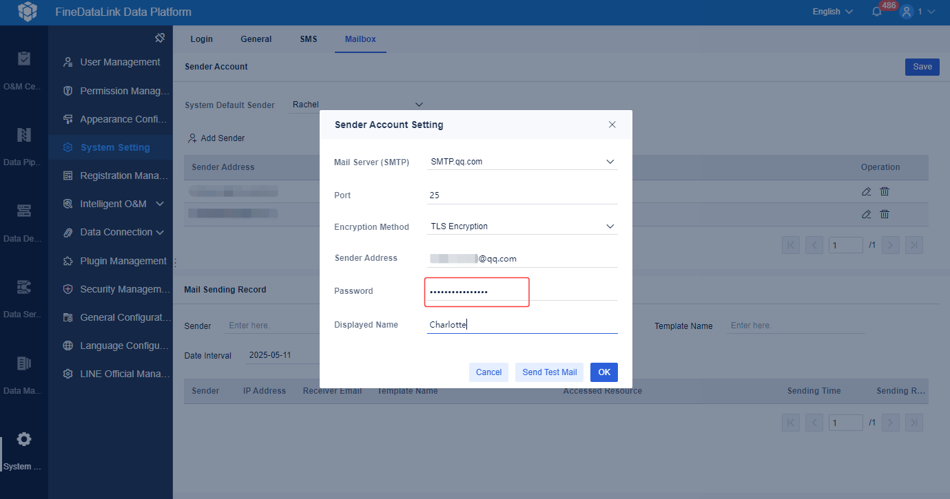 Mailbox- FineDataLink Help Document