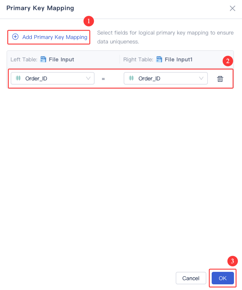 Function Description of Data Comparison- FineDataLink Help Document