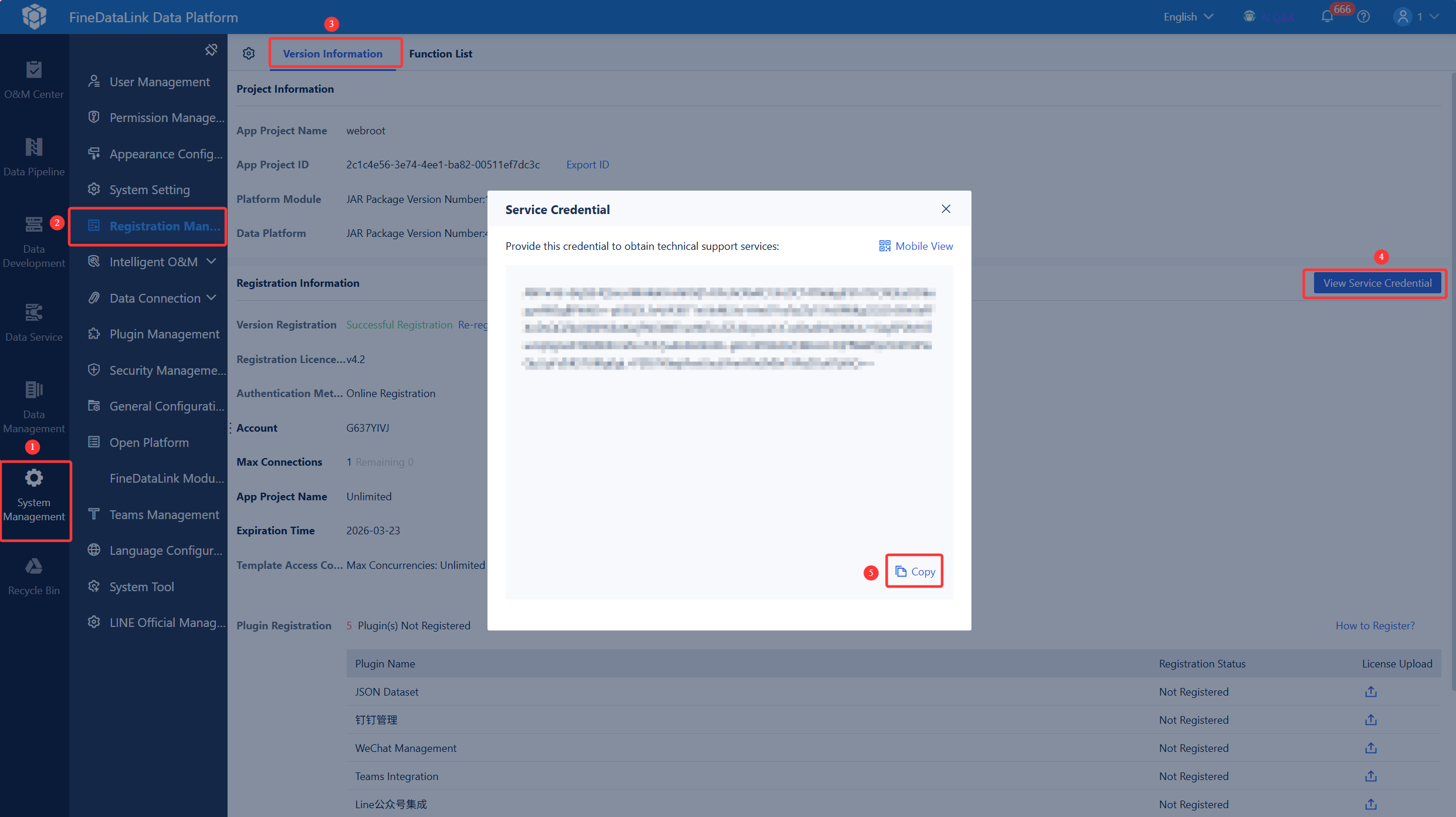 Service Credential- FineDataLink Help Document