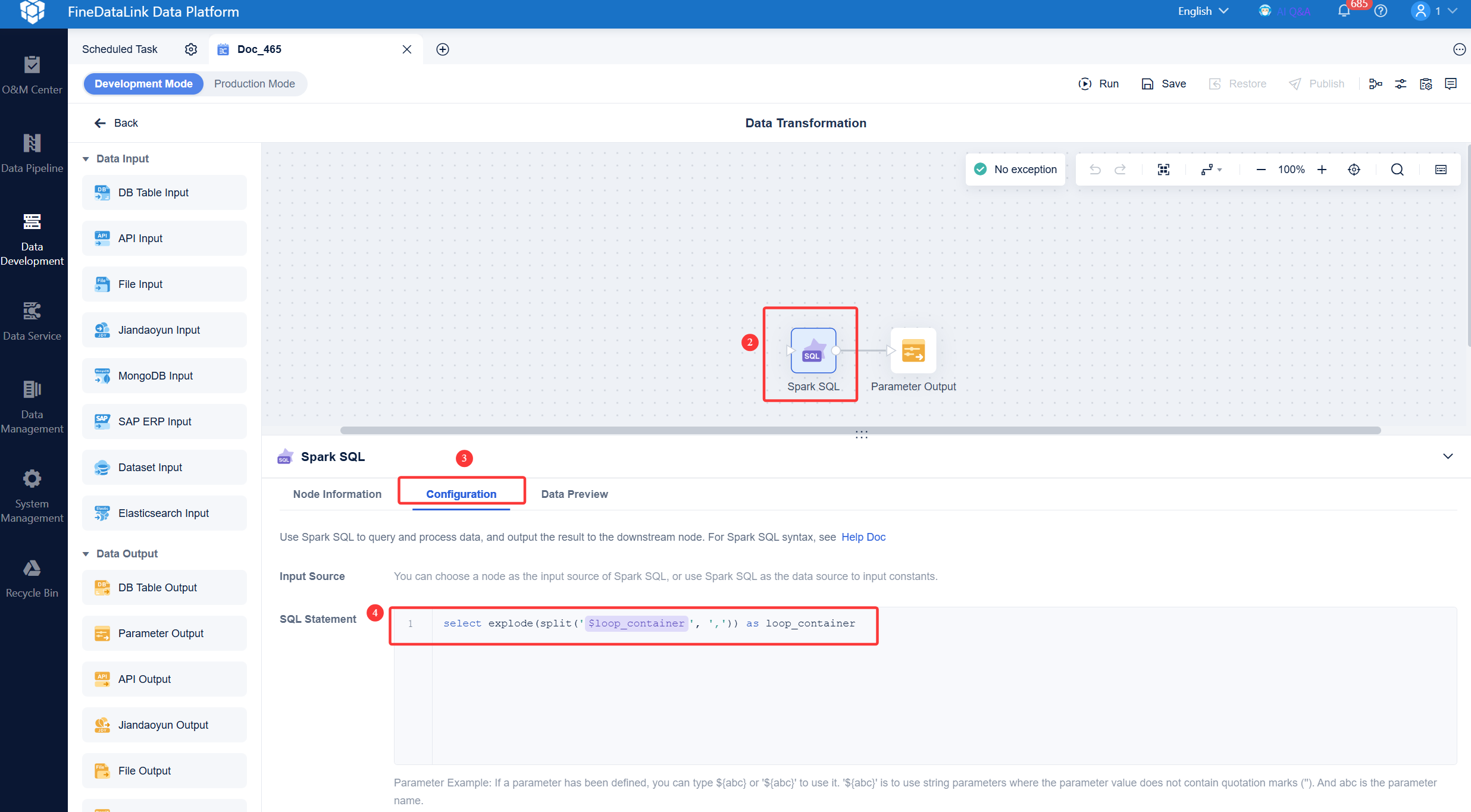 Example of Scheduled Task Invocation- FineDataLink Help Document