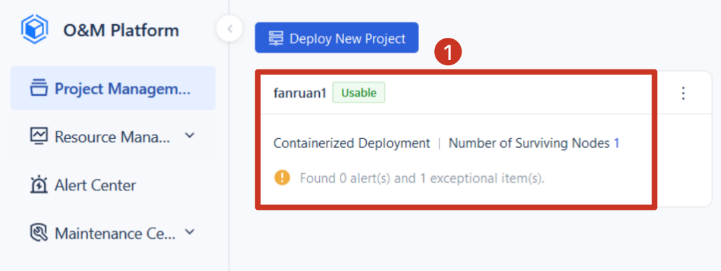 New Project Registration- FineOps Help Document