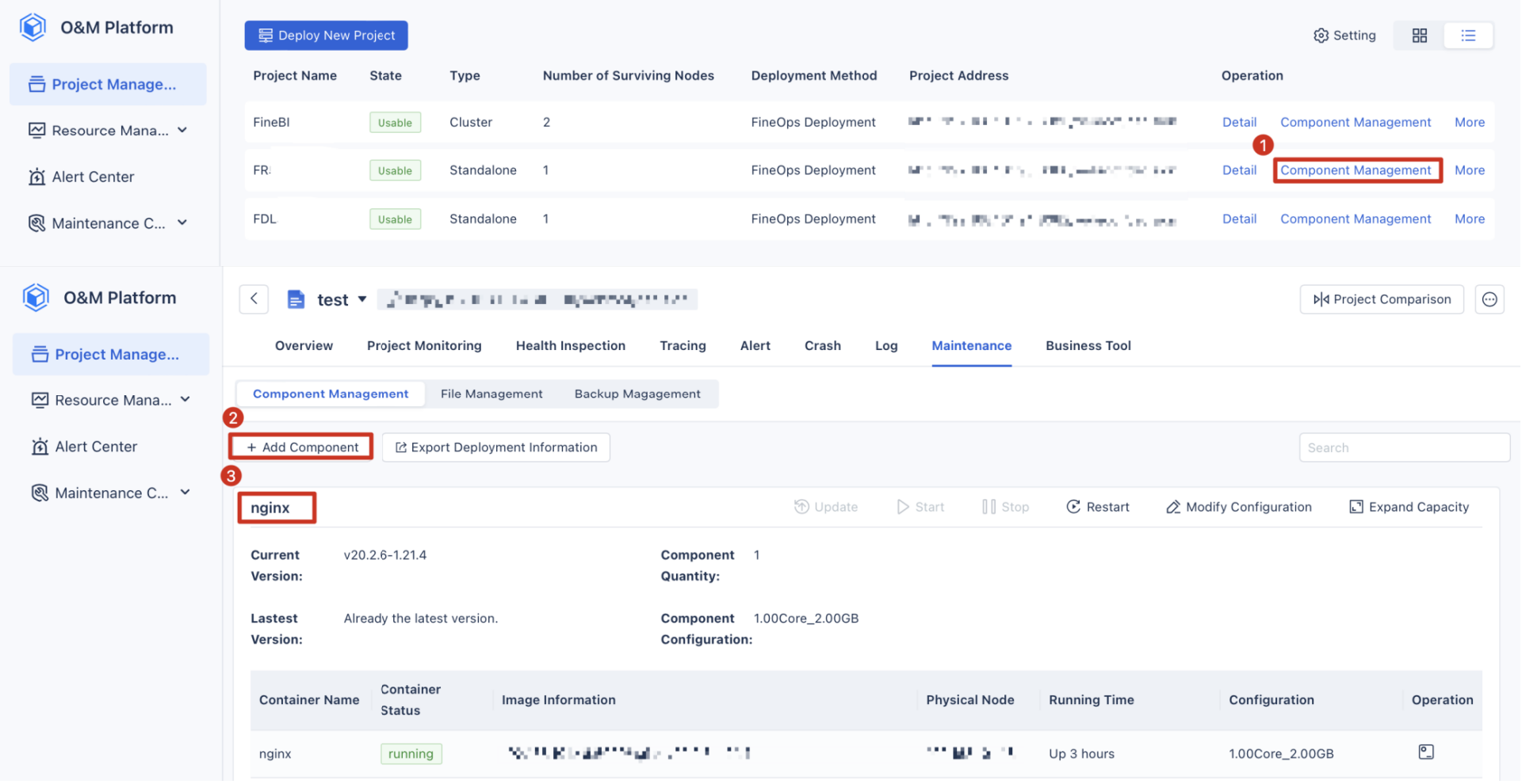 Enabling SSL for O&M Project- FineOps Help Document