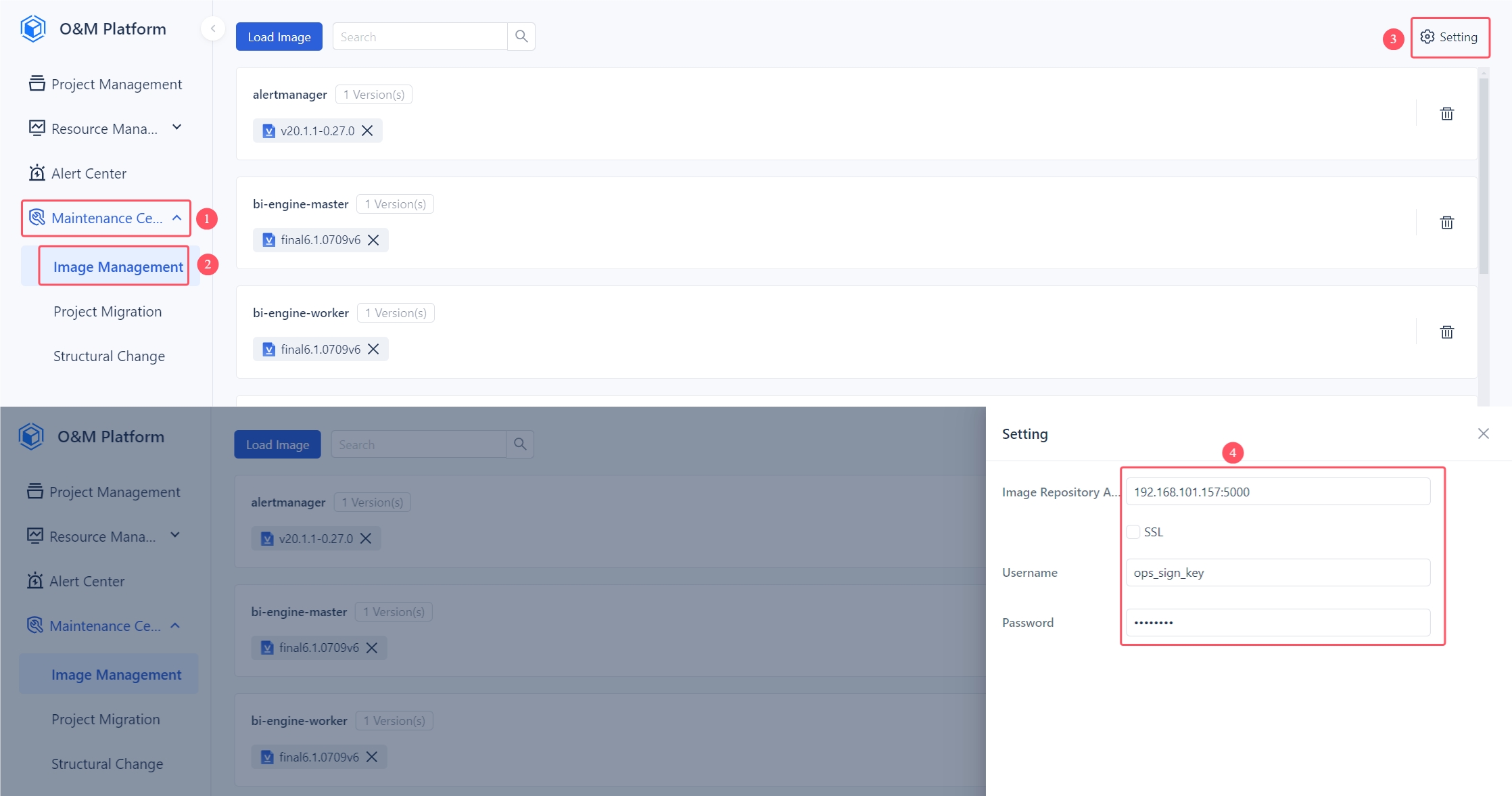 Image Management- FineOps Help Document