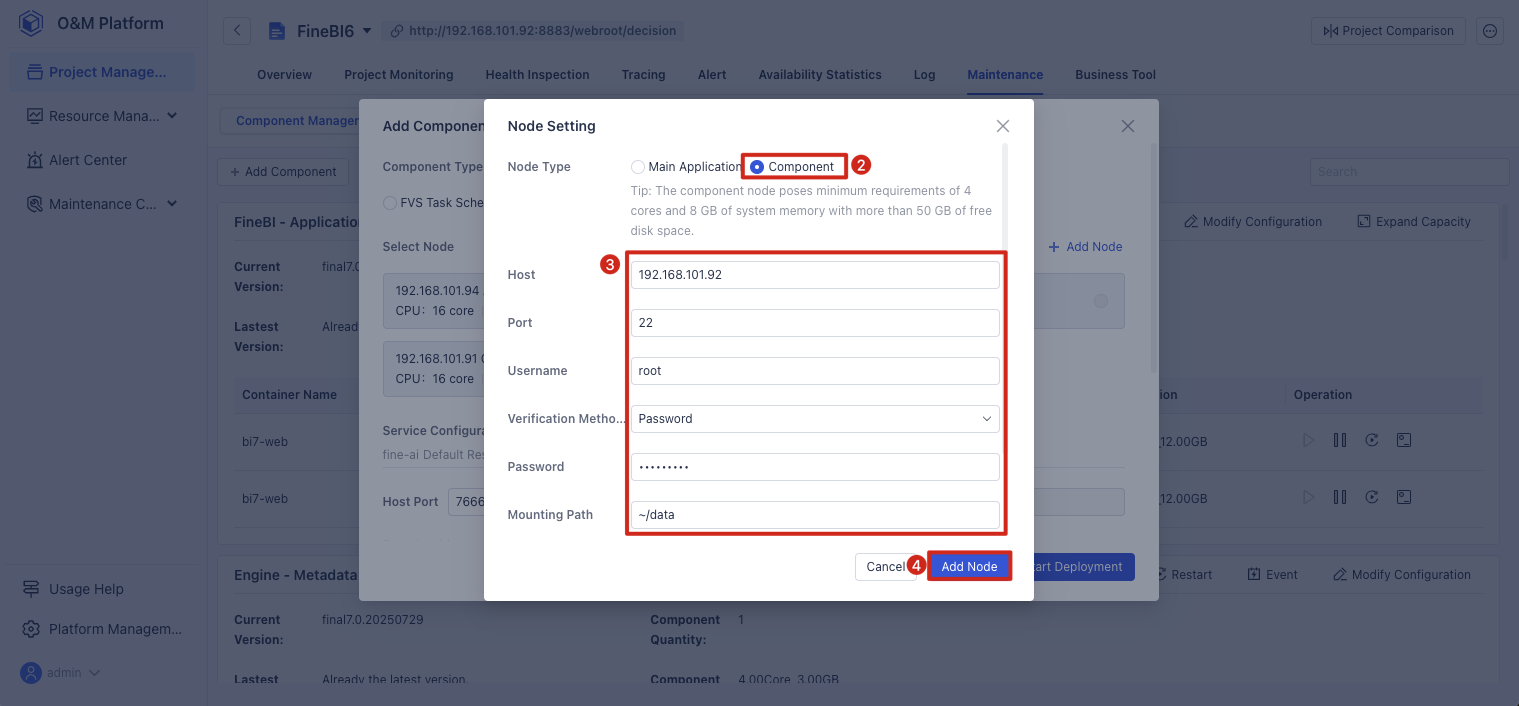Using FineOps to Deploy AI Services for FineBI- FineOps Help Document