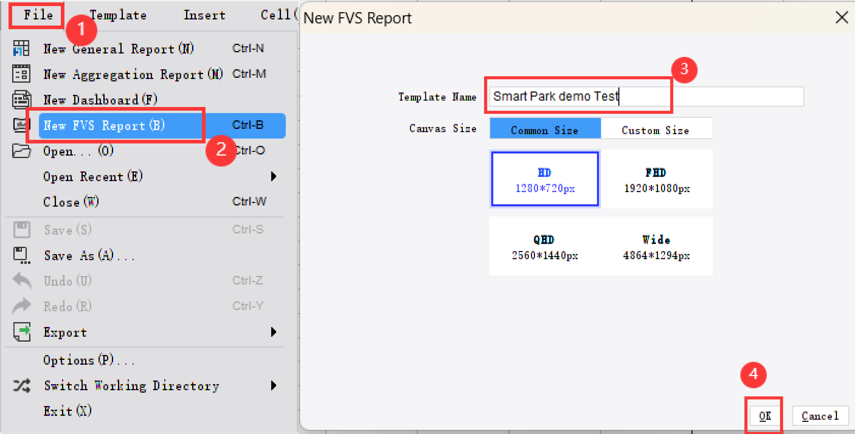 Creating a 3D Park Monitoring Scene-FineReport Help Document