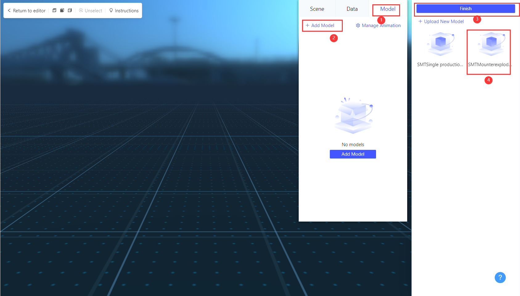 Applying Animation in the FVS 3D Component-FineReport Help Document