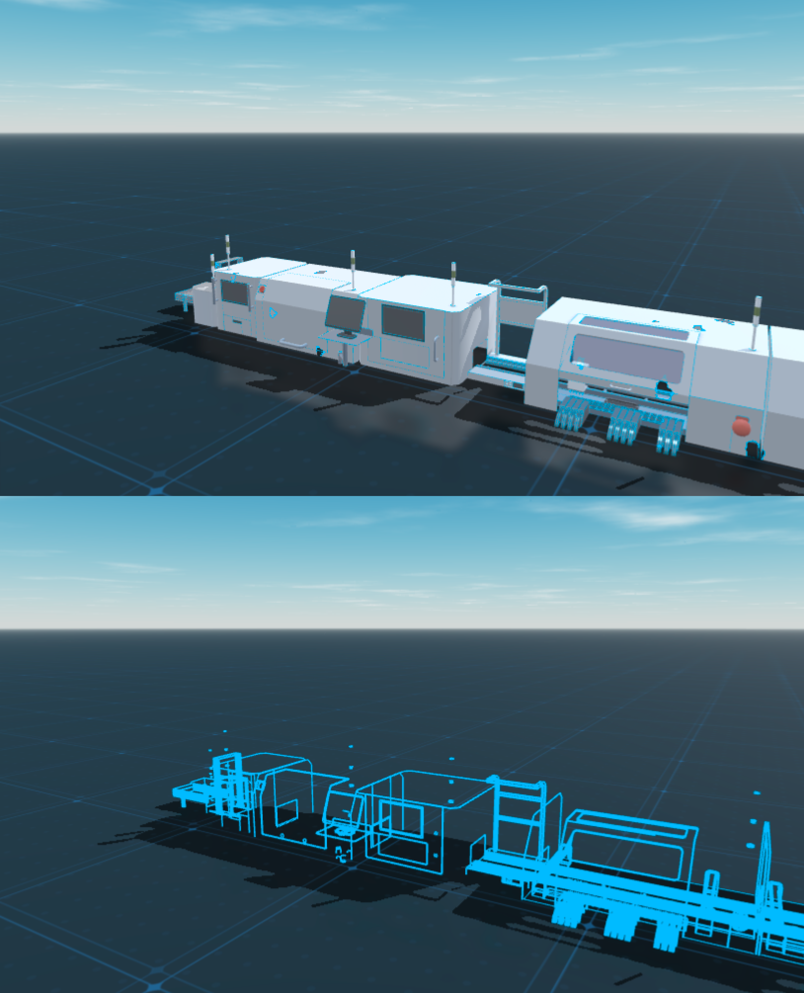 FVS Custom 3D Scene Component Wireframe Style-FineReport Help Document