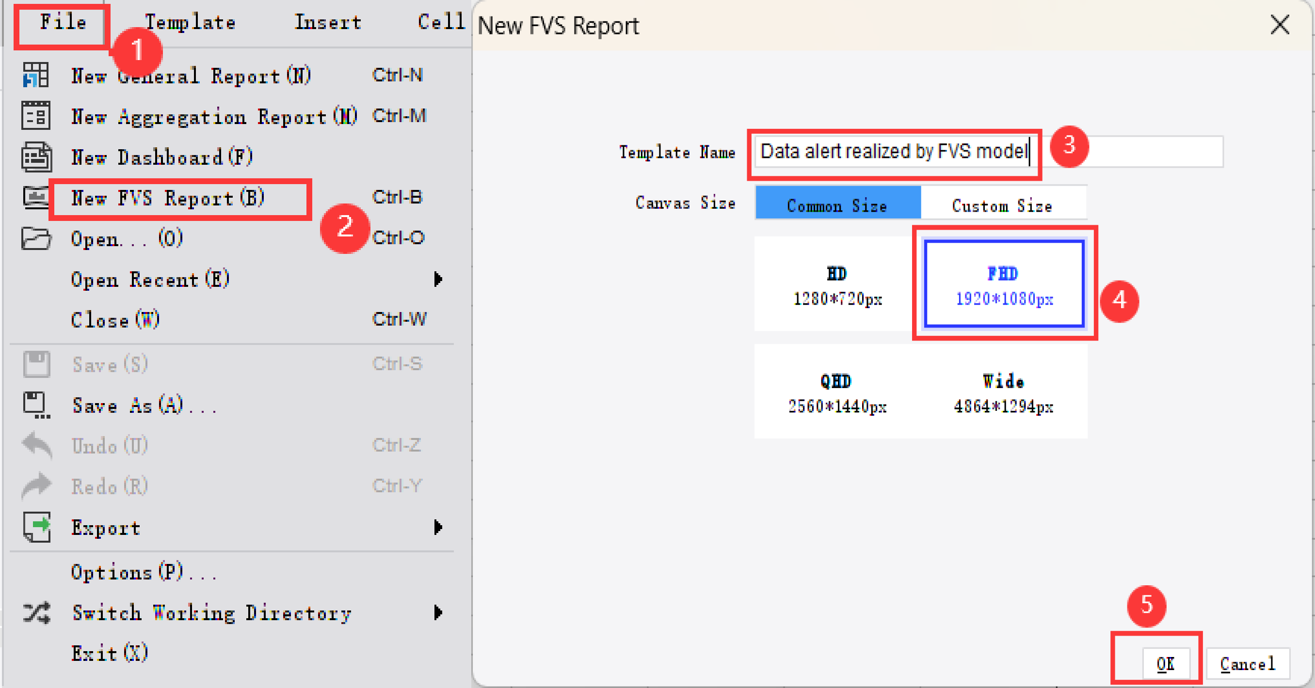 Applying Data Alert in the FVS Model-FineReport Help Document