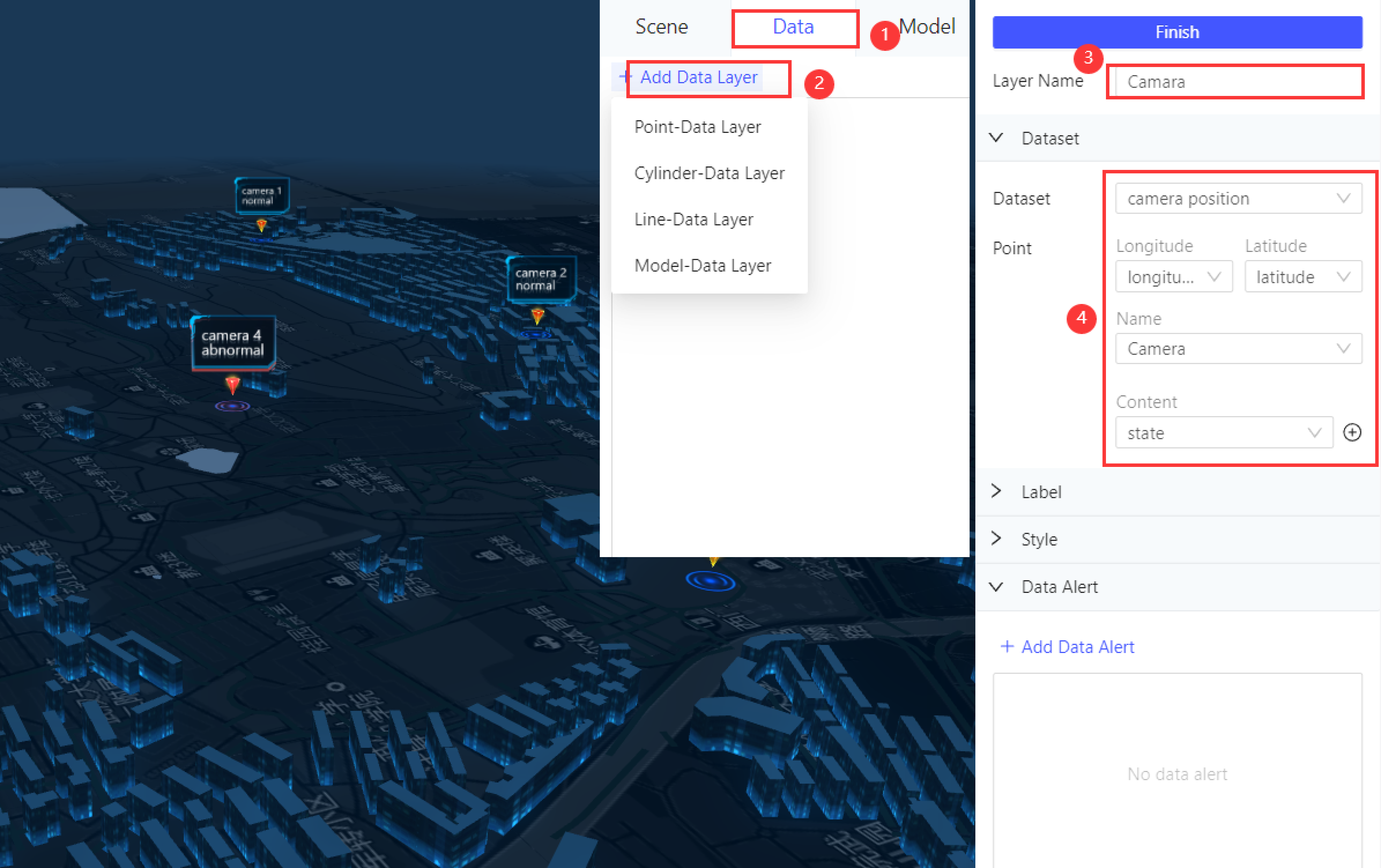 Applying Data Alert in the FVS Model-FineReport Help Document