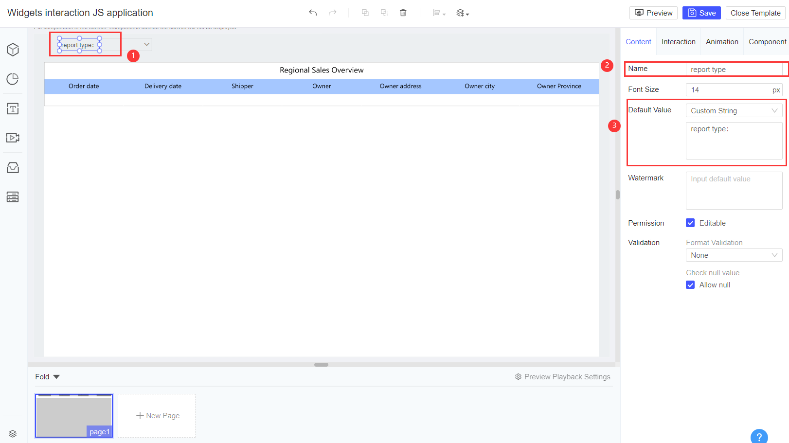 Realizing Widget Linkage And Query In The Fvs Report Finereport Help 1216