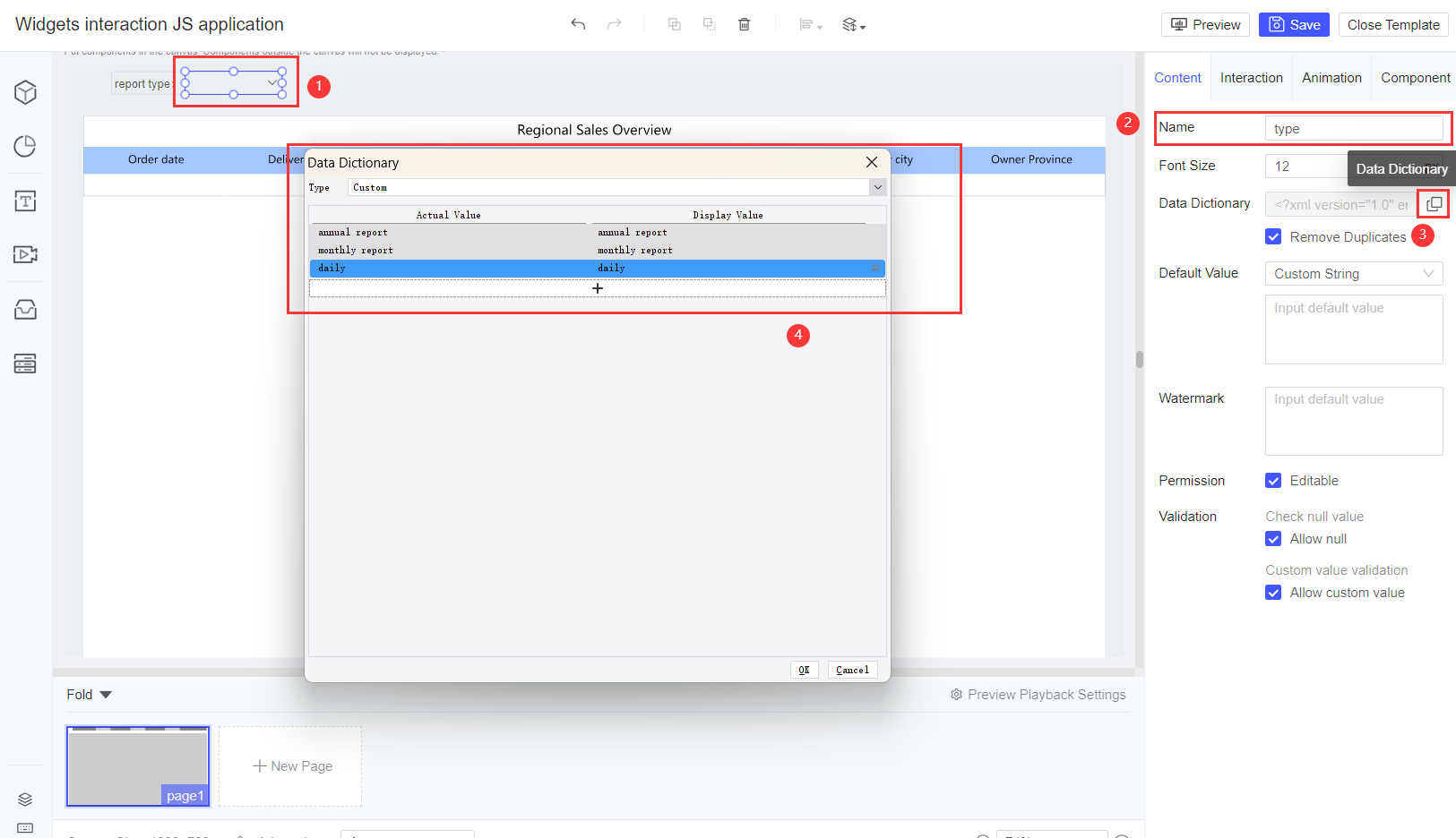 Realizing Widget Linkage And Query In The Fvs Report Finereport Help 6167