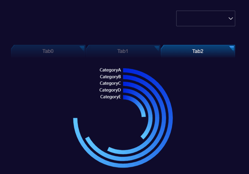 Switching Tab Pages Through FVS Widgets-FineReport Help Document