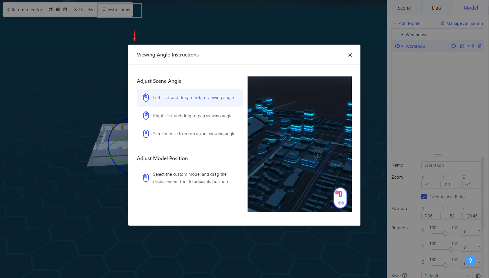 Creating a 3D Park Monitoring Scene-FineReport Help Document