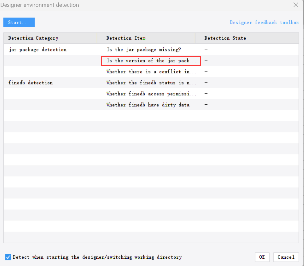 Abnormal Jar Packages Detection-FineReport Help Document