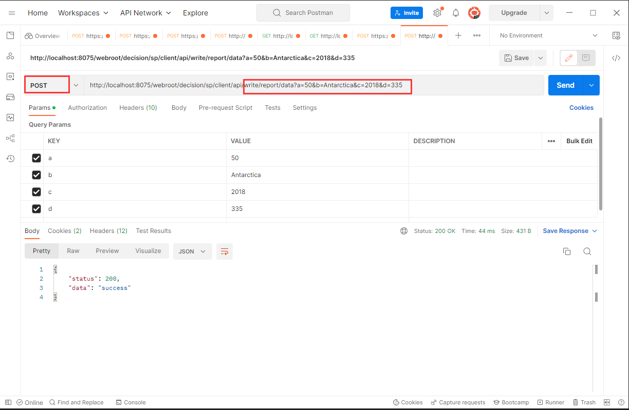 Example of Calling Open Platform API-FineReport Help Document