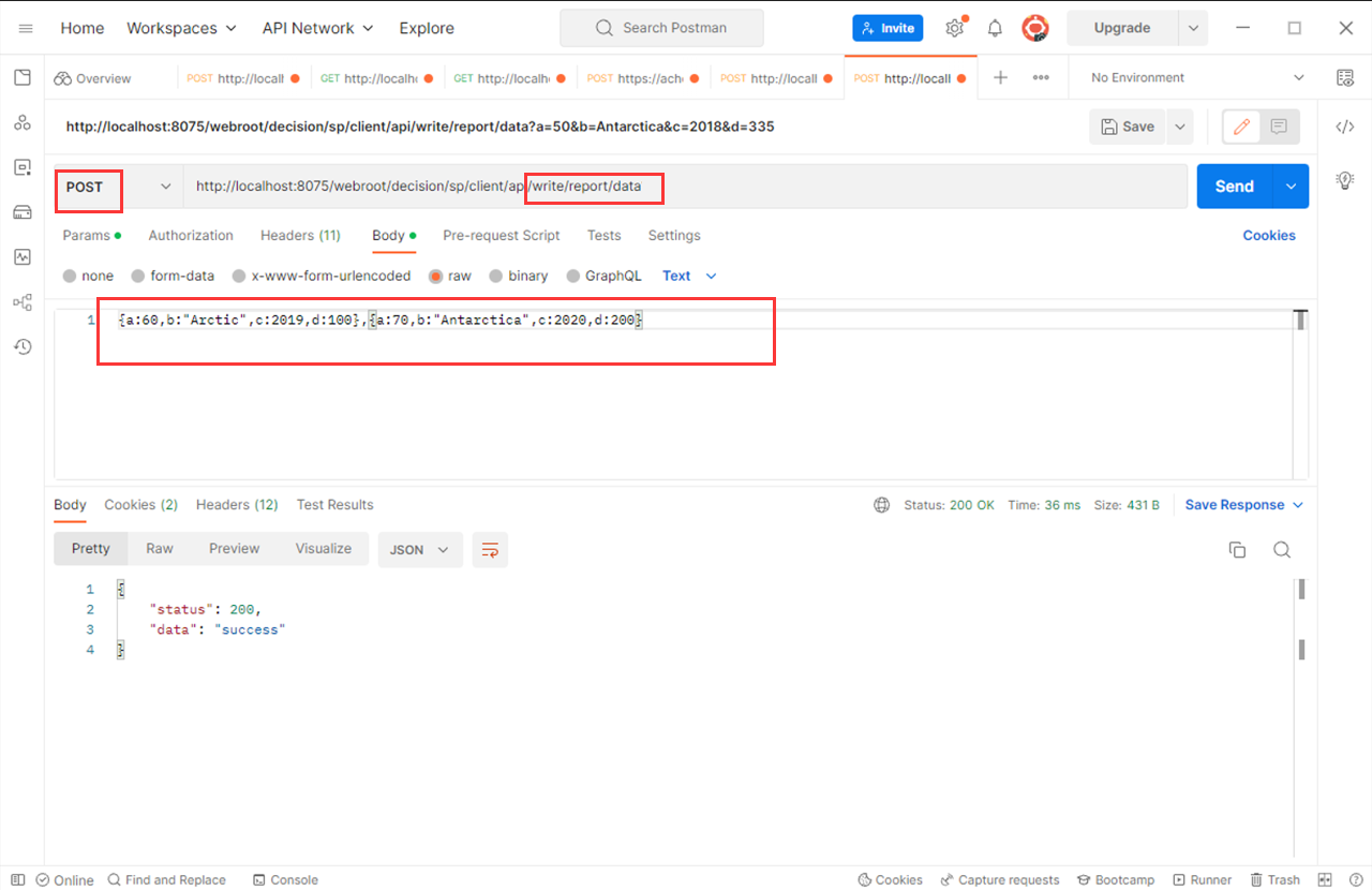 Example of Calling Open Platform API-FineReport Help Document