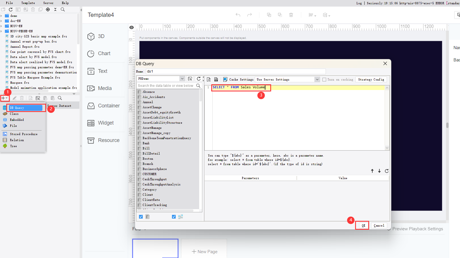 FVS Table Component Timed Page Turn Through JS-FineReport Help Document