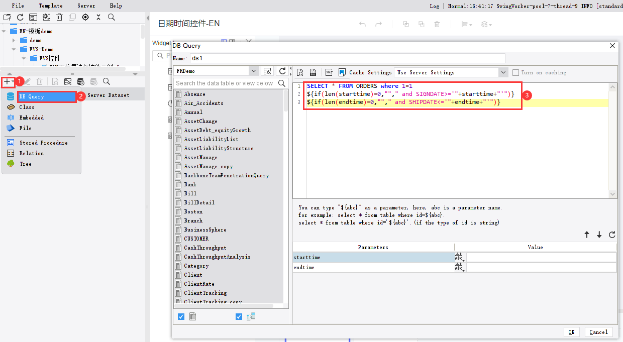 FVS Date Time Widget-FineReport Help Document