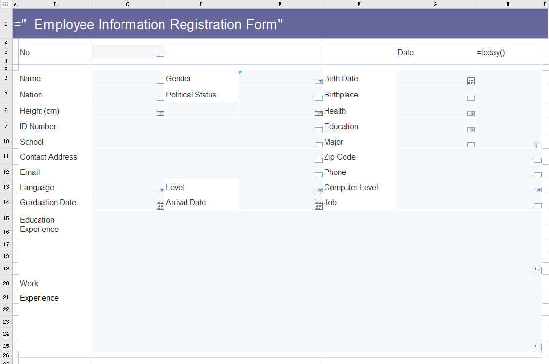 Form Widgets-FineReport Help Document