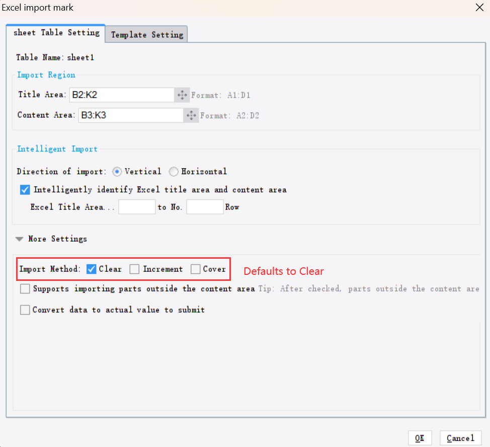 Excel Import Mark-FineReport Help Document