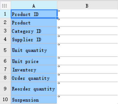 Excel Import Mark-FineReport Help Document