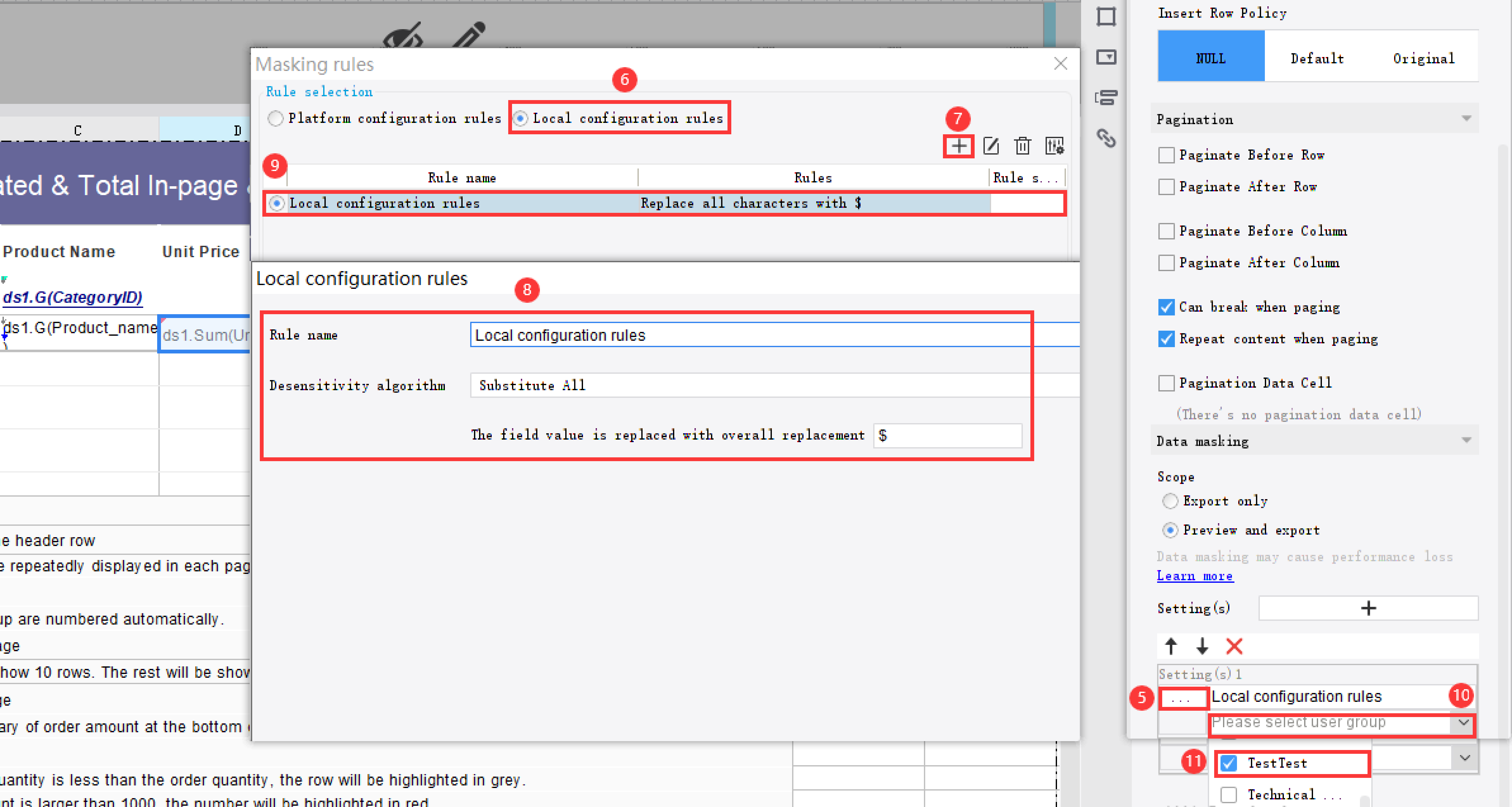 Data Desensitization-FineReport Help Document