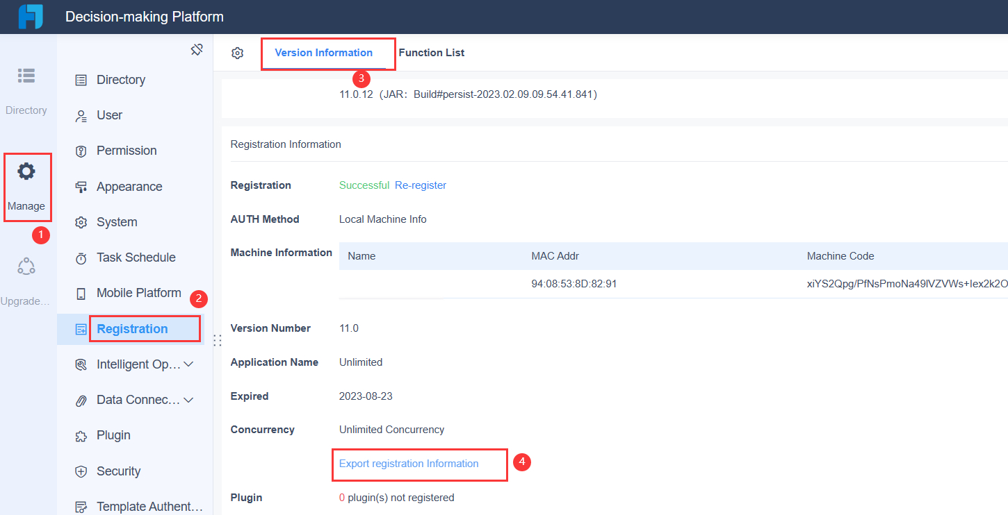 License Migration Plugin-FineReport Help Document