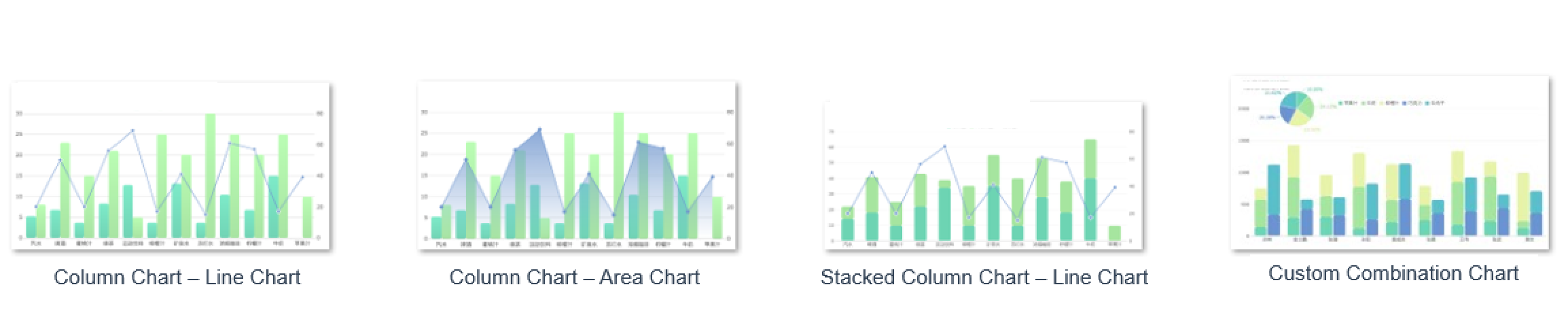 Chart Type-FineReport Help Document