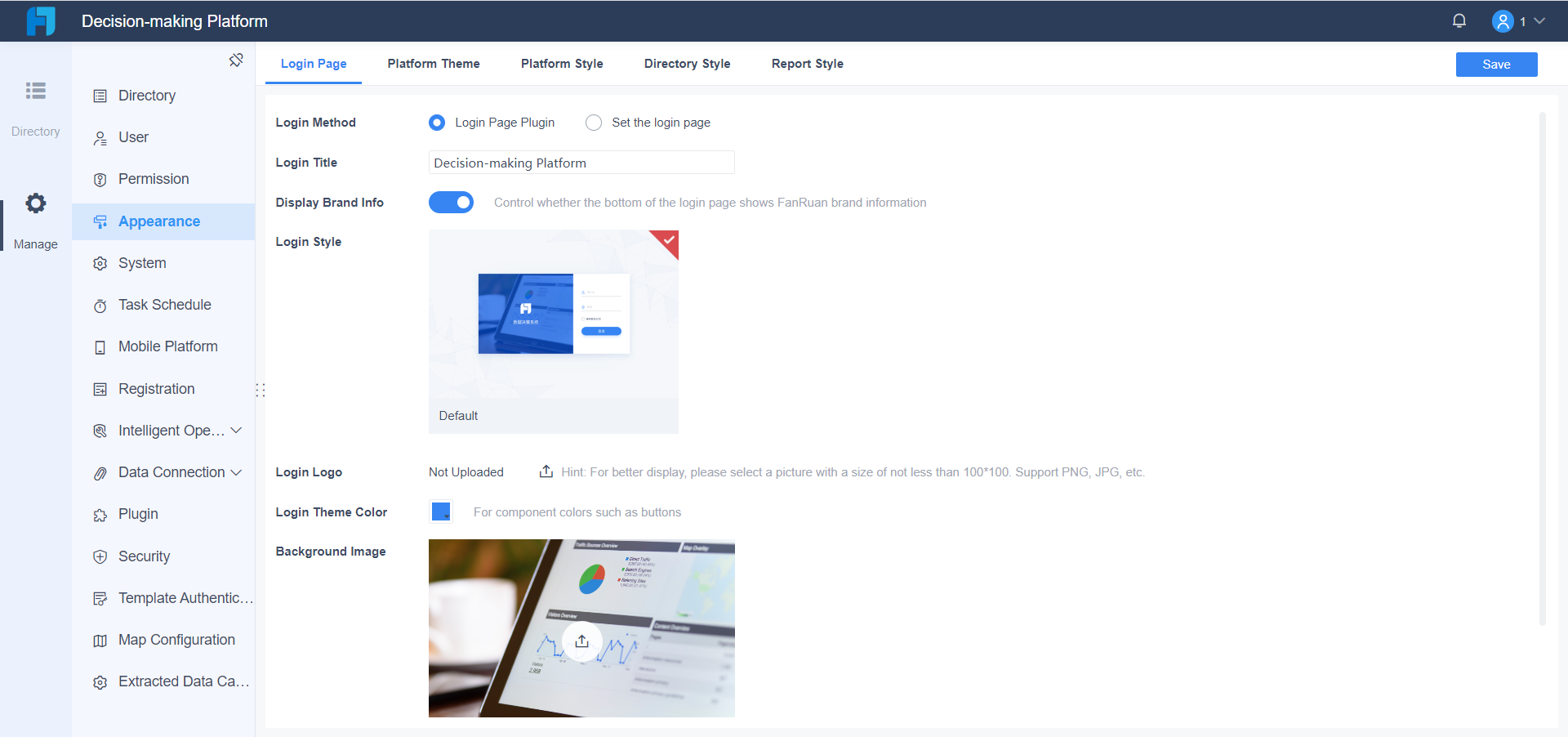 FineReport Interface Introduction-FineReport Help Document
