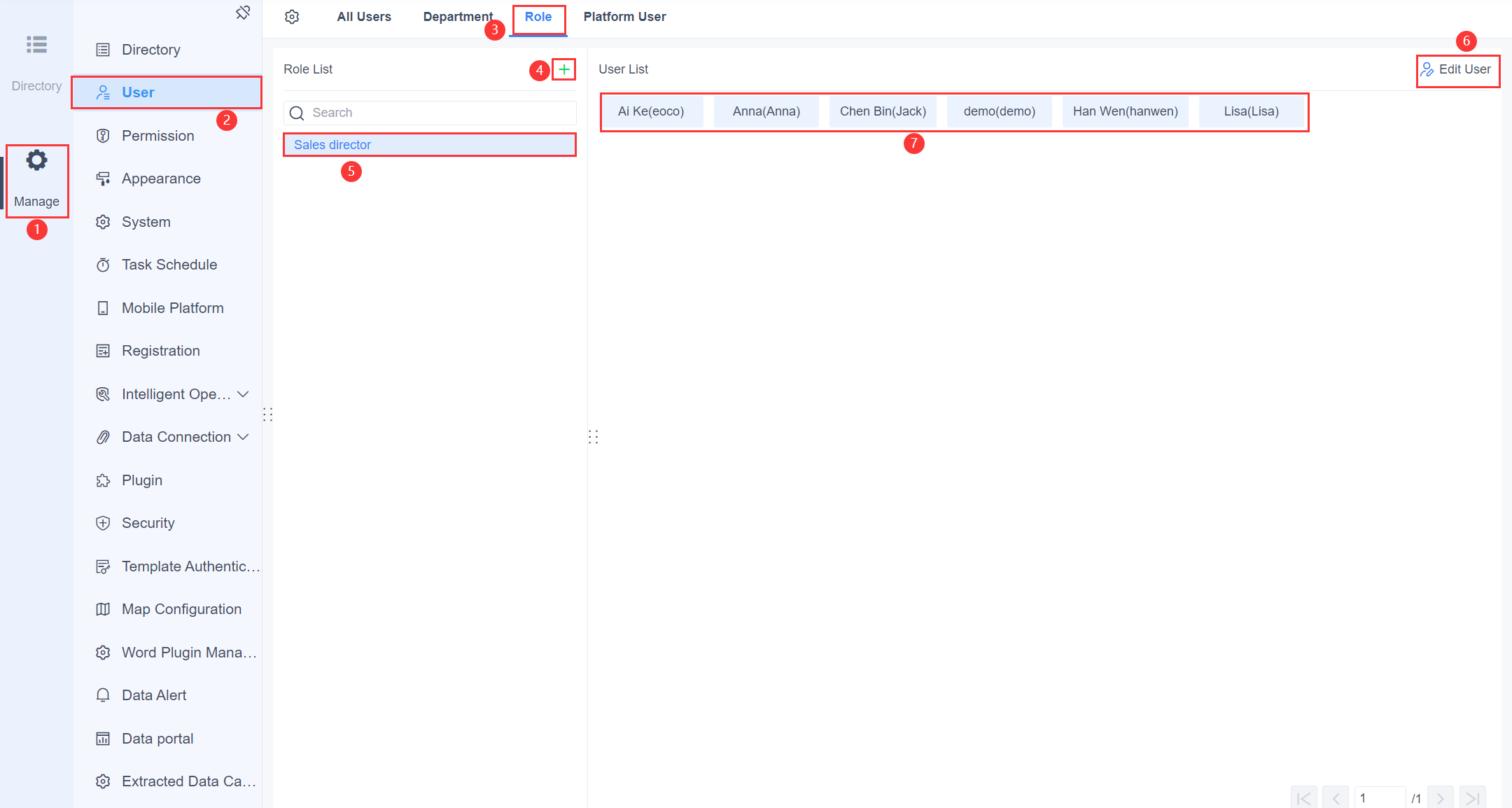 Data Portal Usage Example-FineReport Help Document