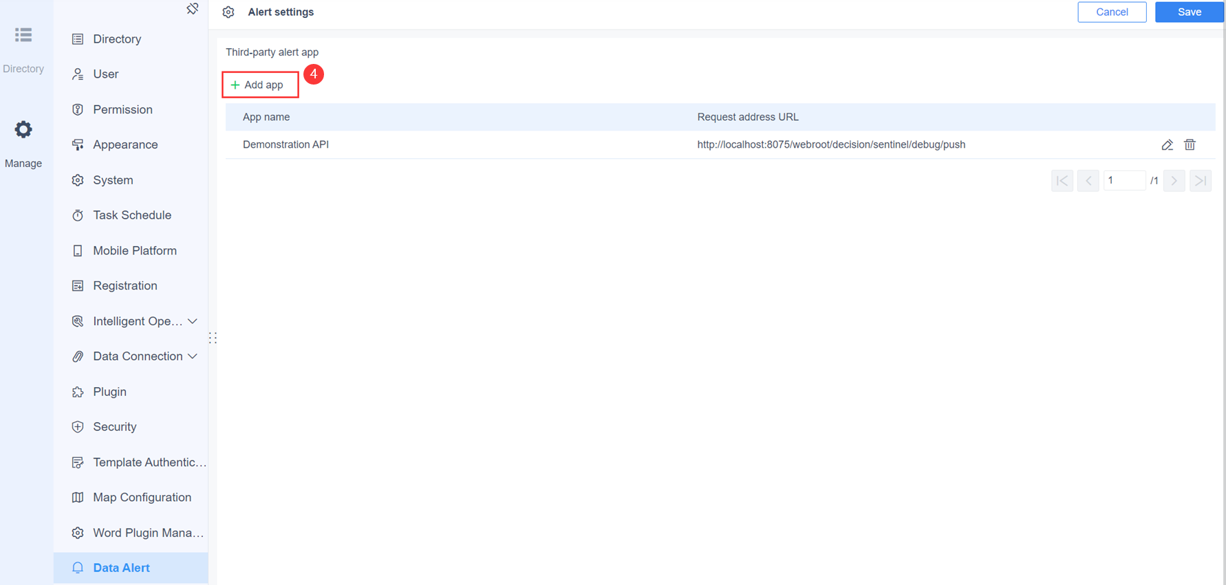 Data Alert Third Party Notification Interface Configuration-FineReport ...