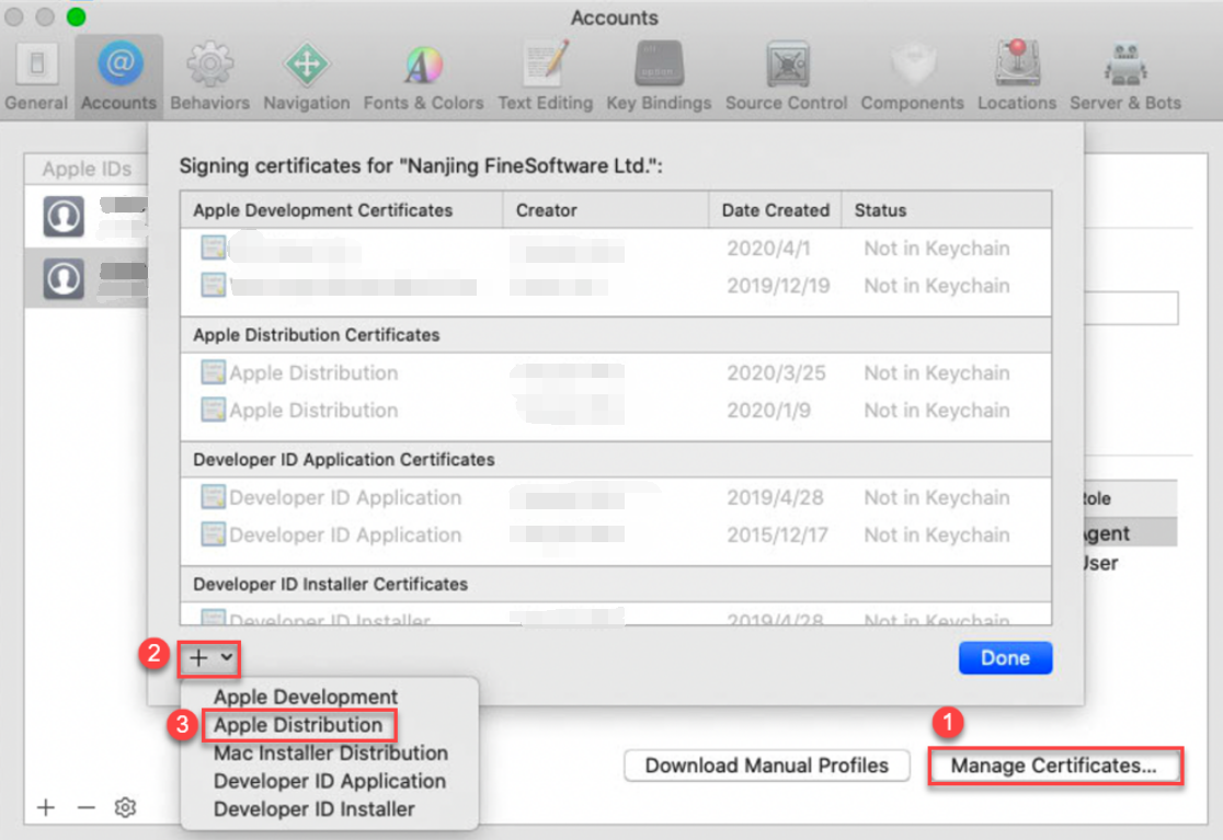 Obtaining an iOS Certificate-FineReport Help Document