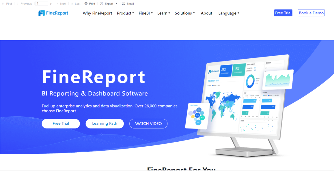 Widget Introduction-FineReport Help Document