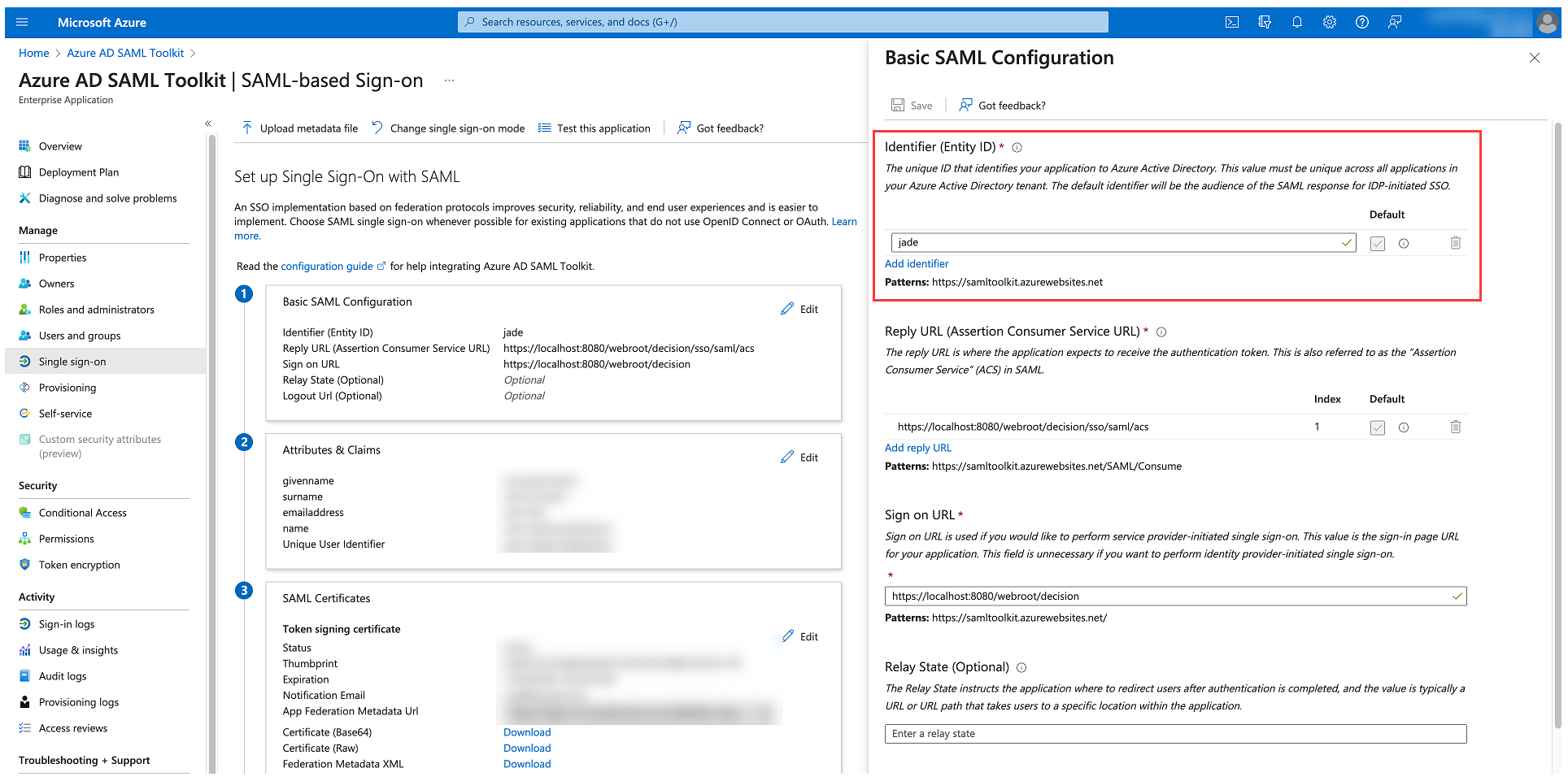 SAML Single Sign-on Plugin-FineReport Help Document