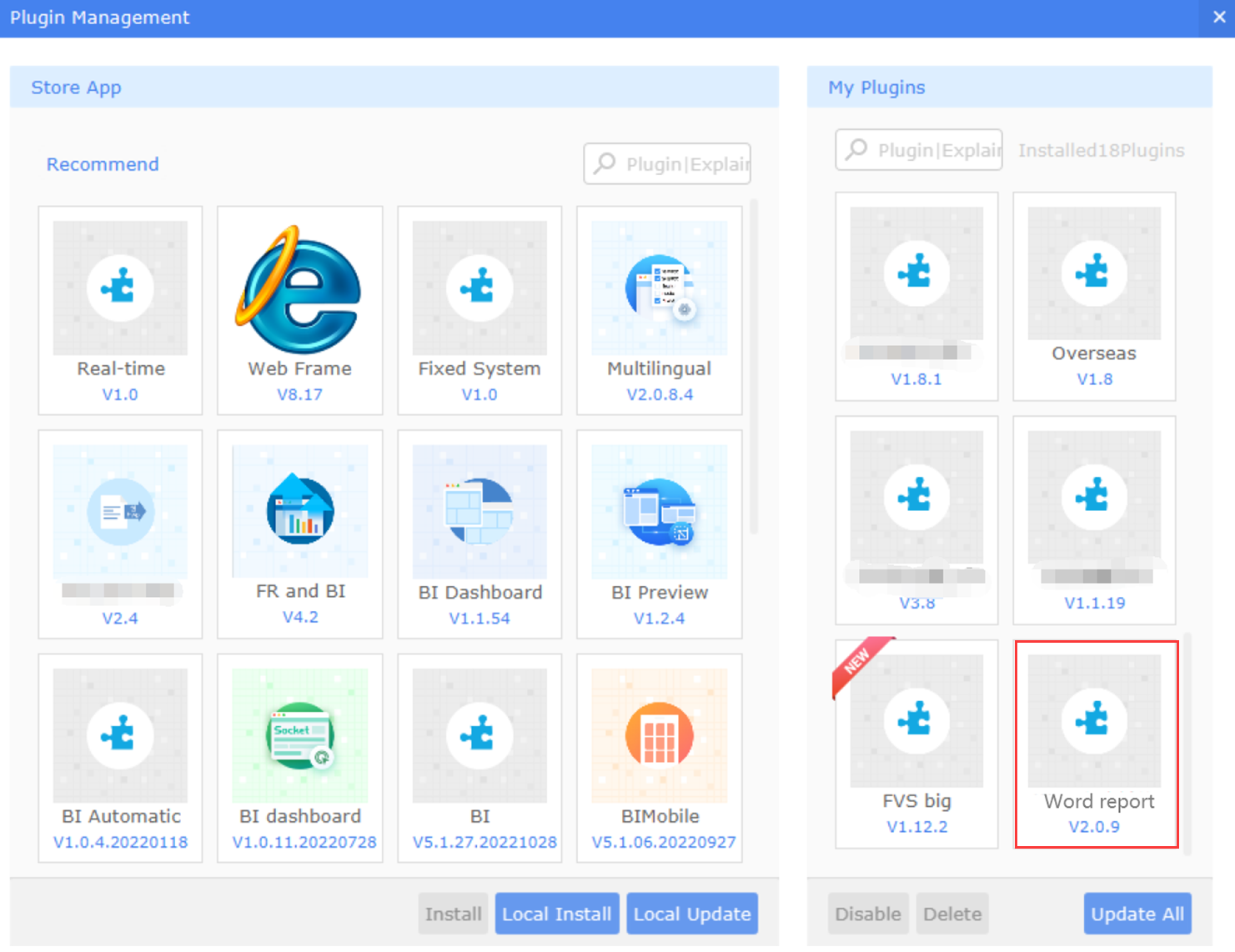 Word Report Plugin Overview-FineReport Help Document