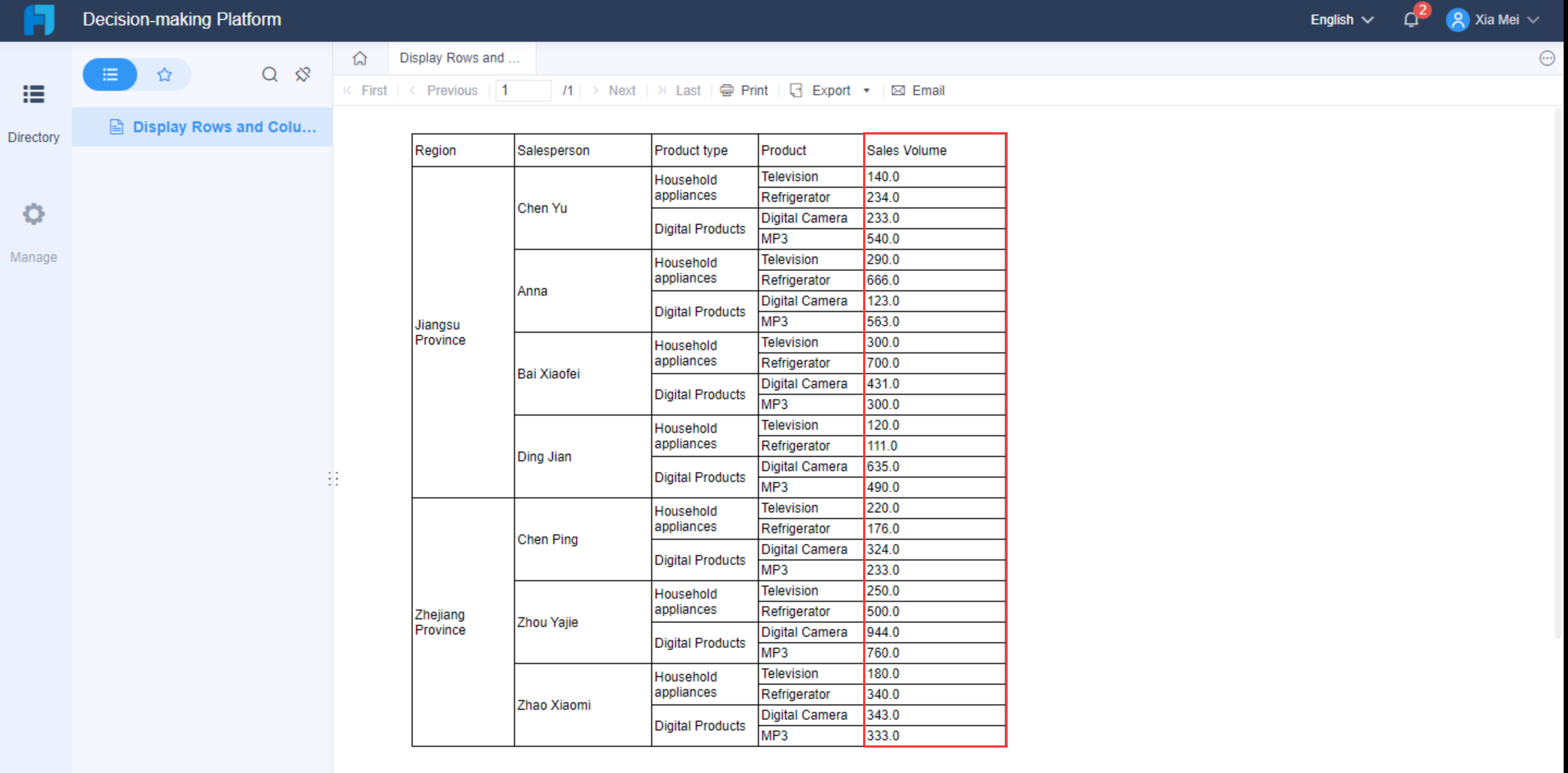 Parameter Control for Fine-grained Permissions-FineReport Help Document