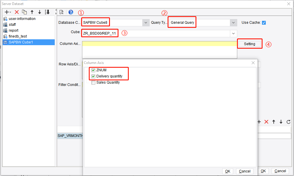 New SAP BW Dataset Plugin-FineReport Help Document