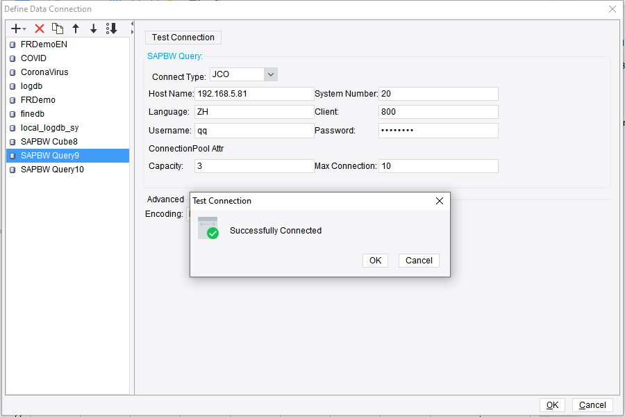 New SAP BW Dataset Plugin-FineReport Help Document