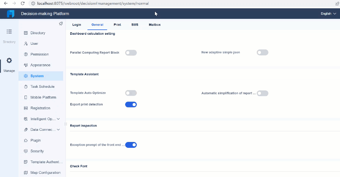 Export Print Detection-FineReport Help Document