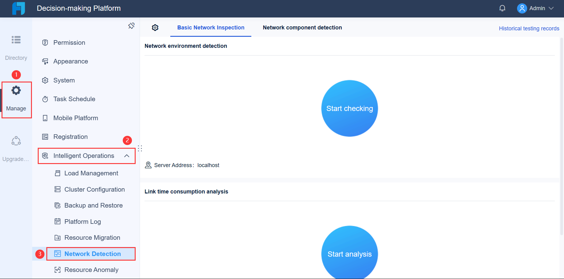 Network Detection-FineReport Help Document