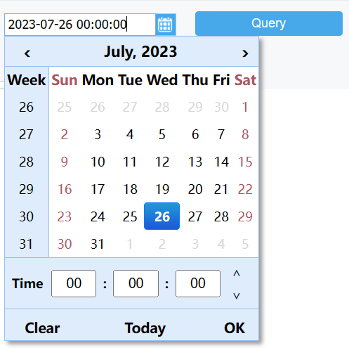Date Widget-FineReport Help Document