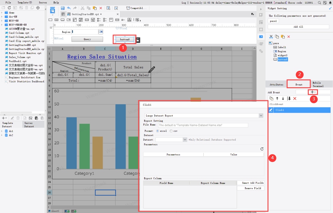 Large Dataset Export Plugin-FineReport Help Document
