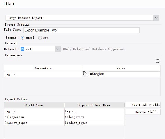 Large Dataset Export Plugin-FineReport Help Document